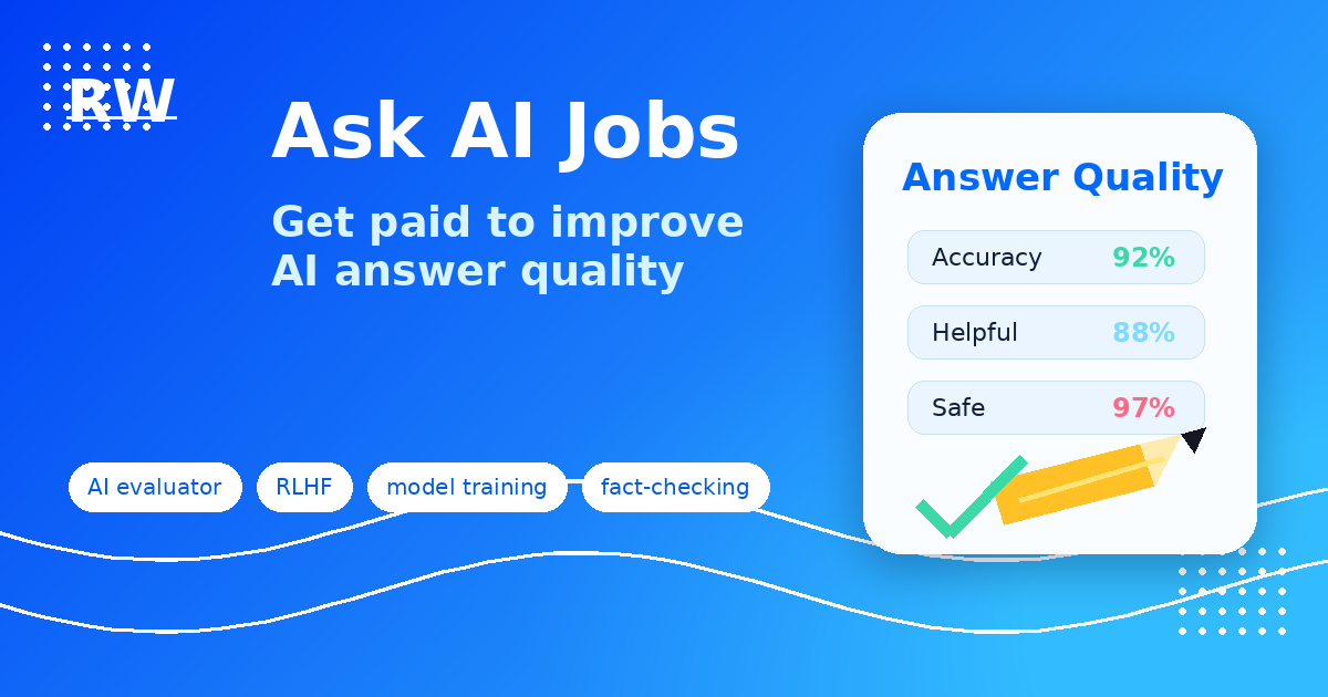 Ask AI Jobs: How People Get Paid to Improve AI Answer Quality — Remote ...
